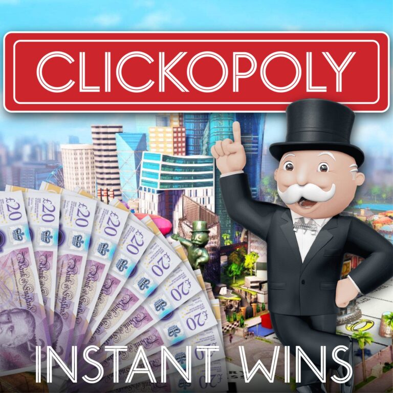 CLICKOPOLY INSTANT WINS + £250 END PRIZE! - Click Competitions