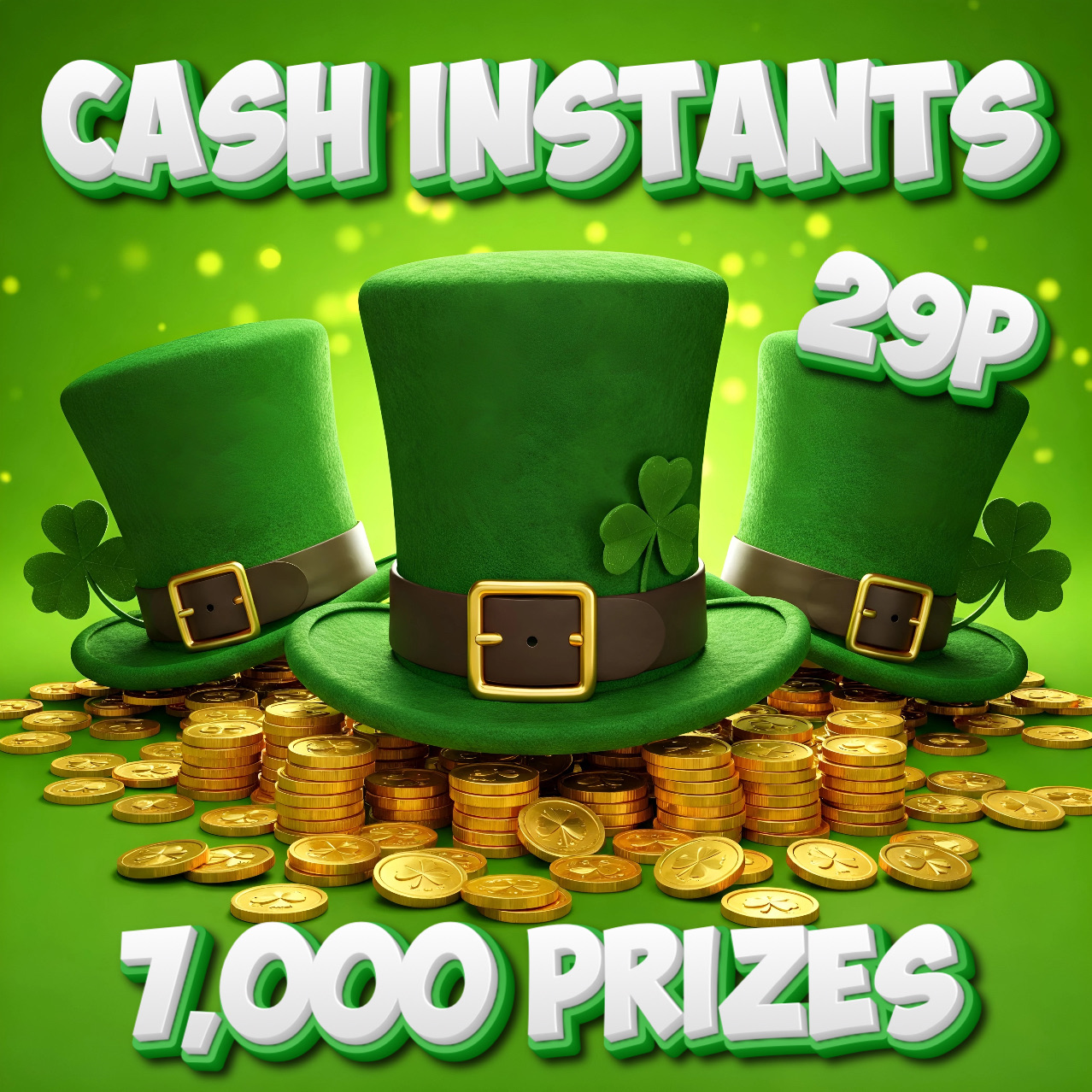 CASH INSTANTS - 7,000 WINS + £500 END PRIZE! - Click Competitions