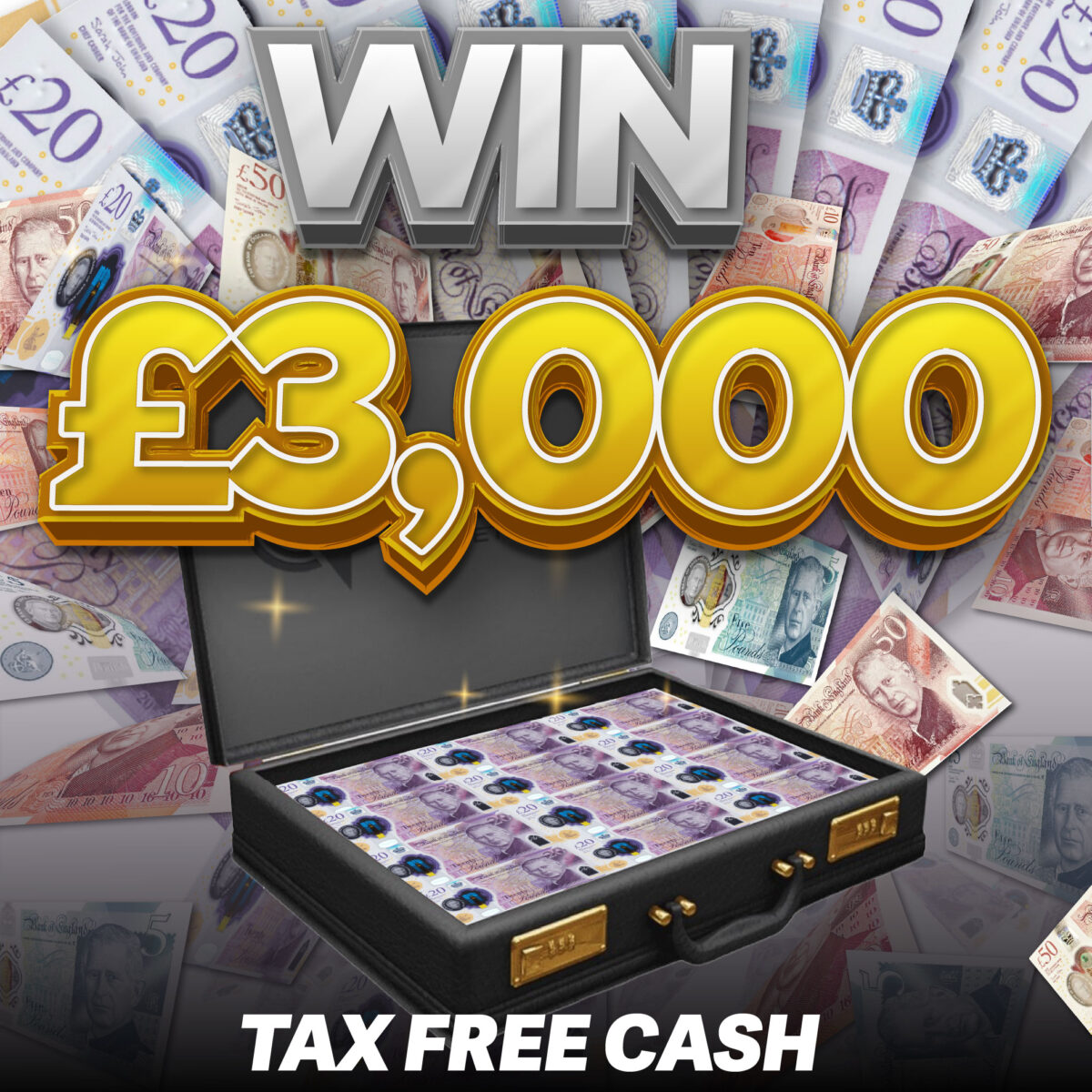Win £3,000 Tax Free Cash For 16p! - Click Competitions