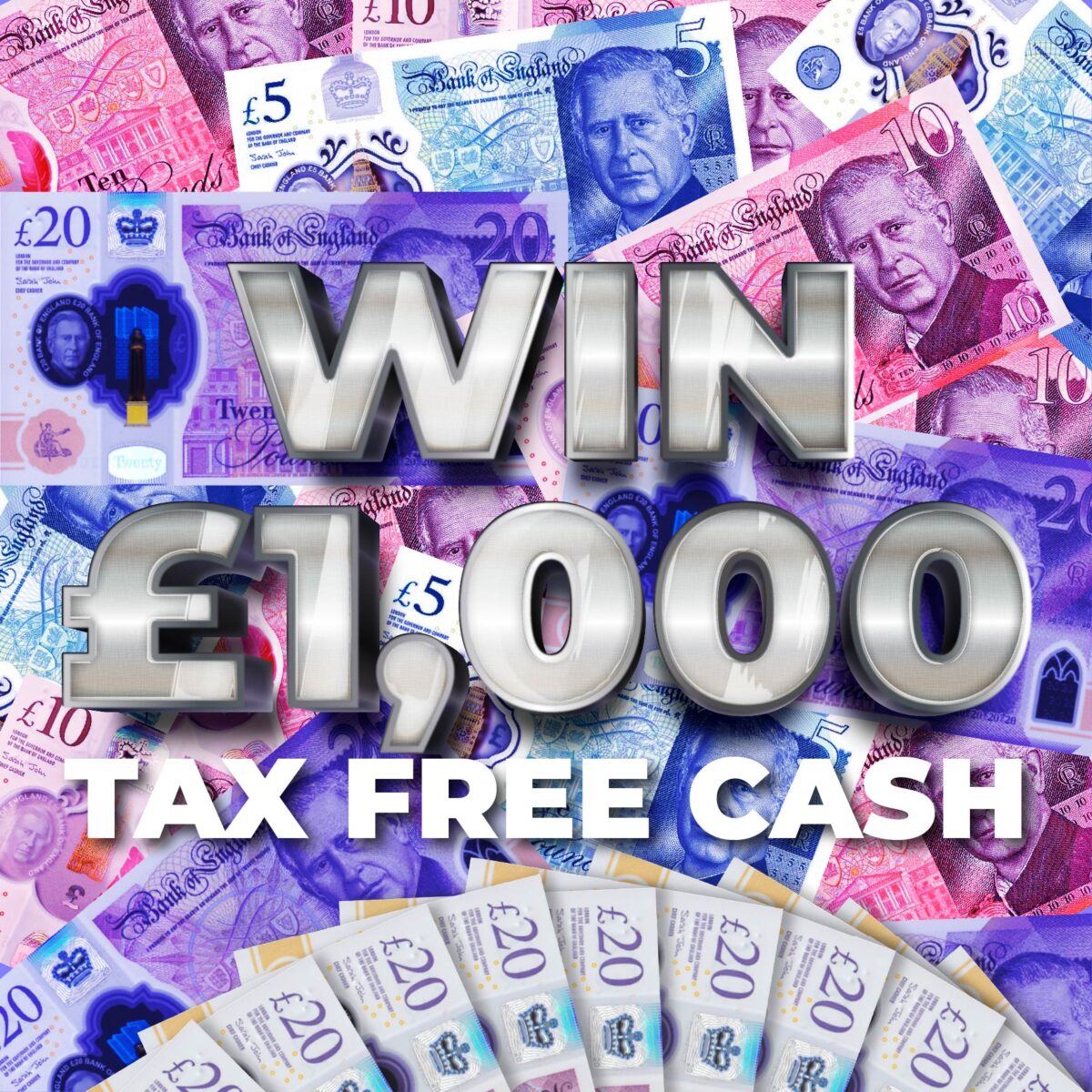 Win £1,000 Tax Free Cash *LOW ODDS COMP* - Click Competitions